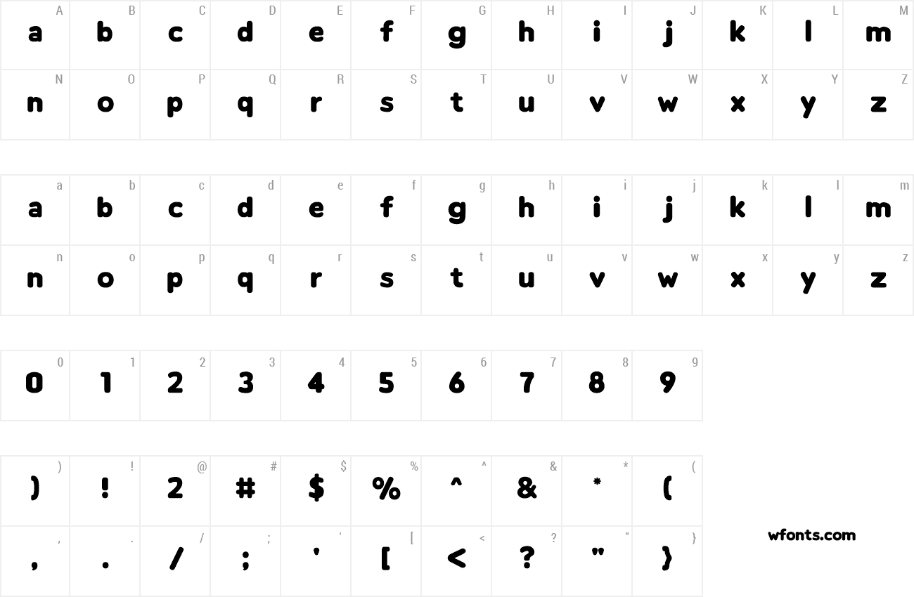 Insaniburger Lowerized Font | wfonts.com - download free