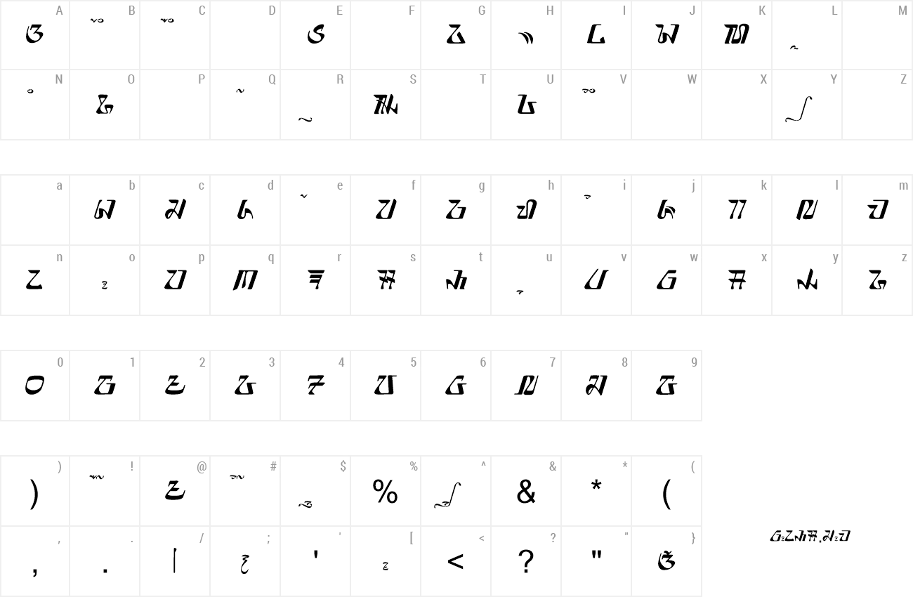 elnaya - aksara sunda Font | wfonts.com - download free