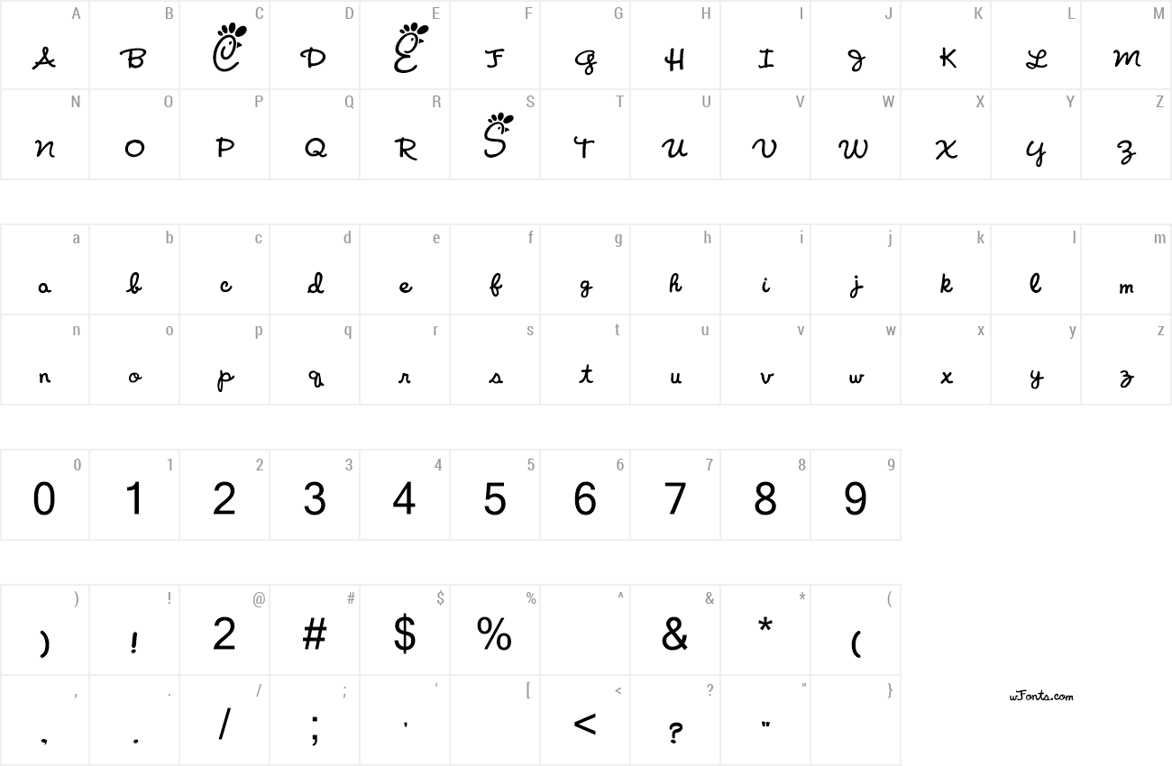 Download Free Font Chicken-fil-A