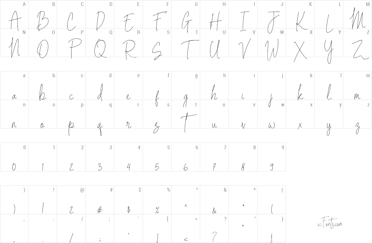 Indesign Signature Font | wfonts.com - download free