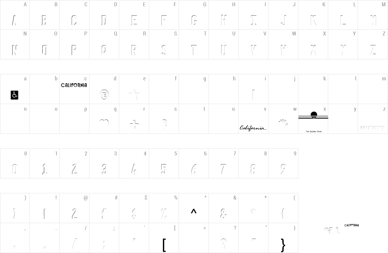Penitentiary Gothic Shadow Font | wfonts.com - download free