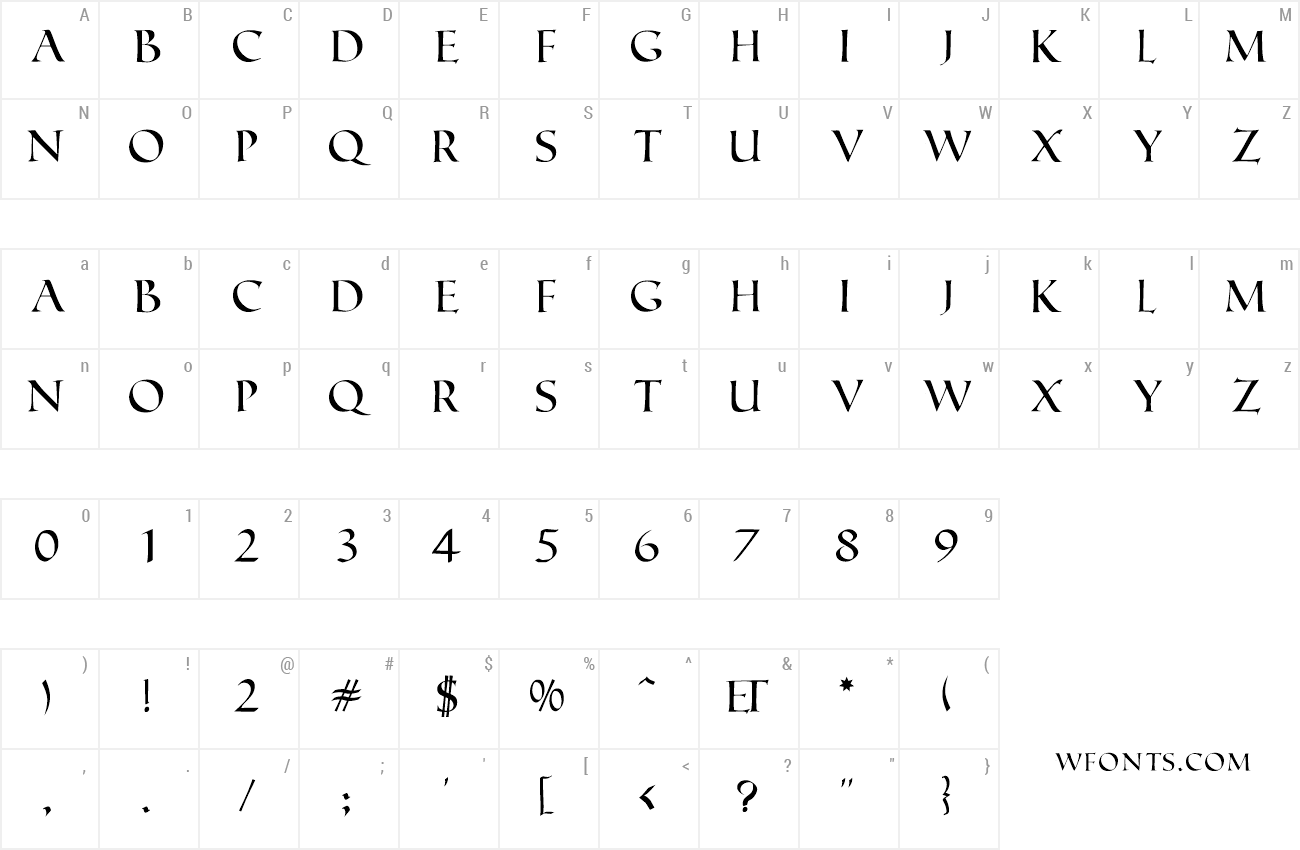 Roman SD Font | wfonts.com - download free