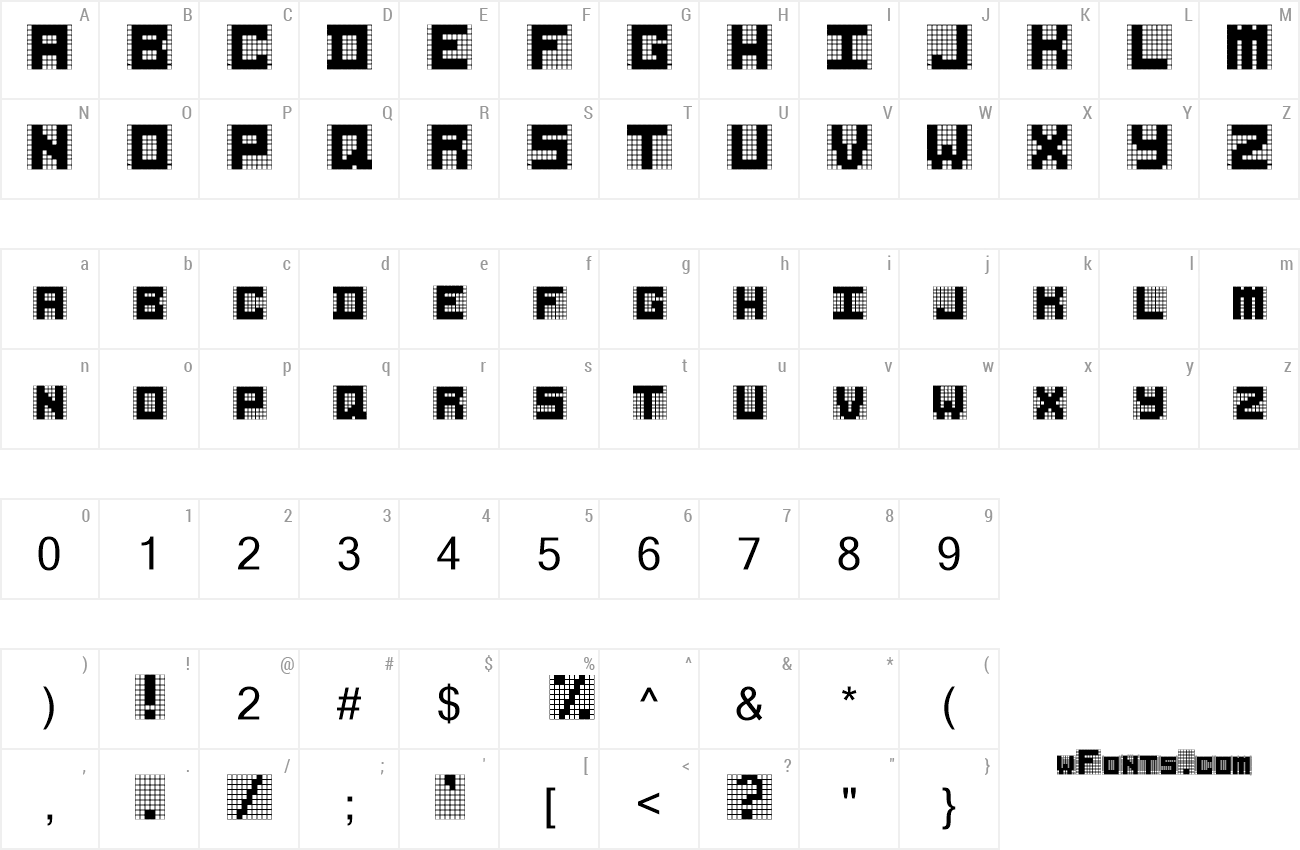 Rubiks Cube Font | wfonts.com - download free