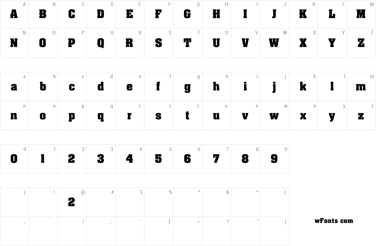 NCAA Wisconsin Badger Bold Font | wfonts.com - download free