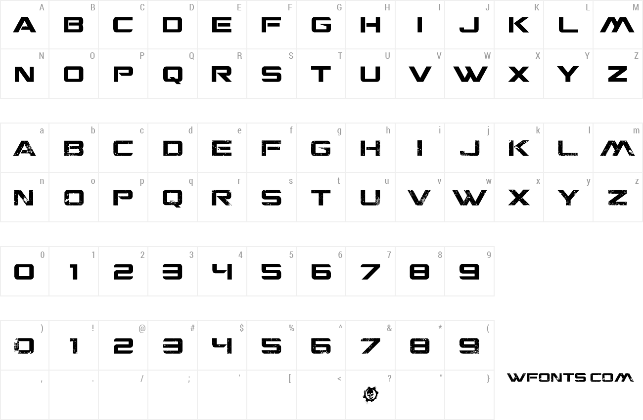 CGM Locust Resistance Font | wfonts.com - download free