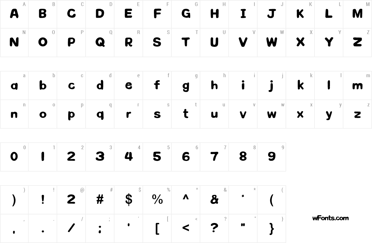 Tickle Toes Infanity Font | wfonts.com - download free