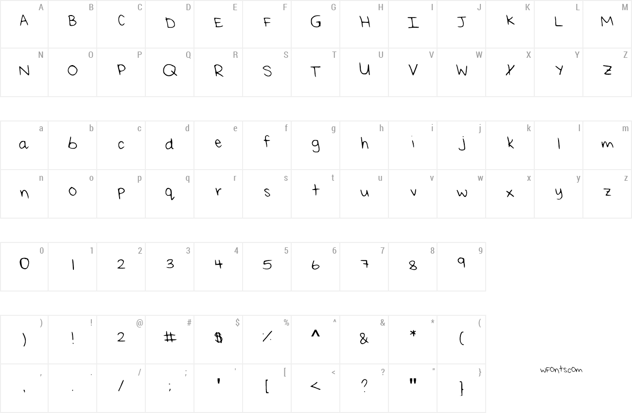 Rei's Handwriting Font | wfonts.com - download free