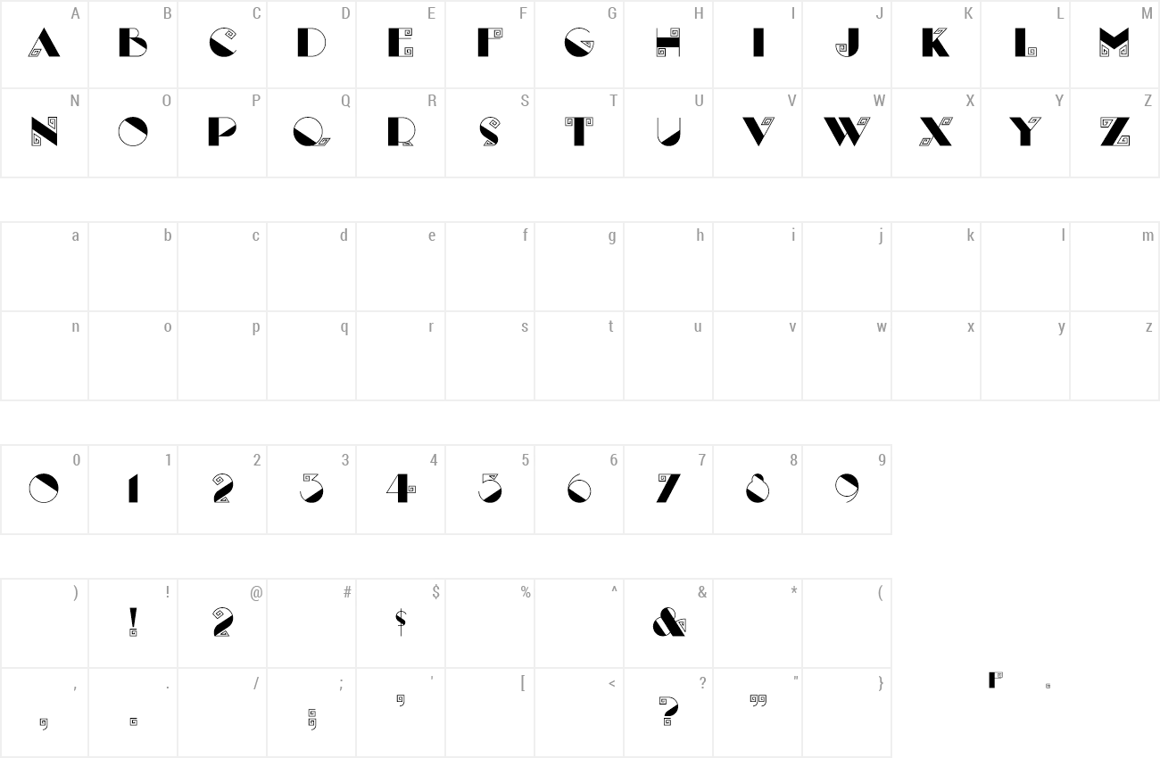 Download Free Font Labyrinth