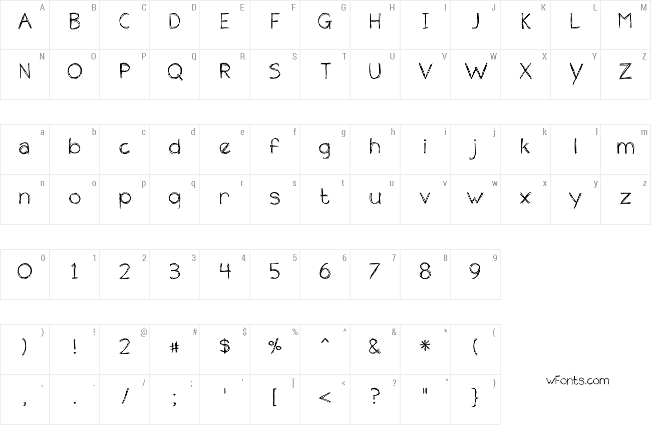 The Unseen Font | wfonts.com - download free