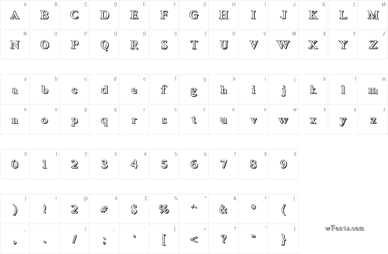 Blockstepped Font | wfonts.com - download free