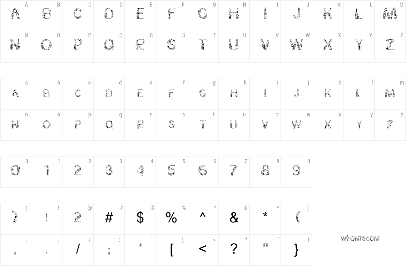 Bunny Rabbits Font | wfonts.com - download free