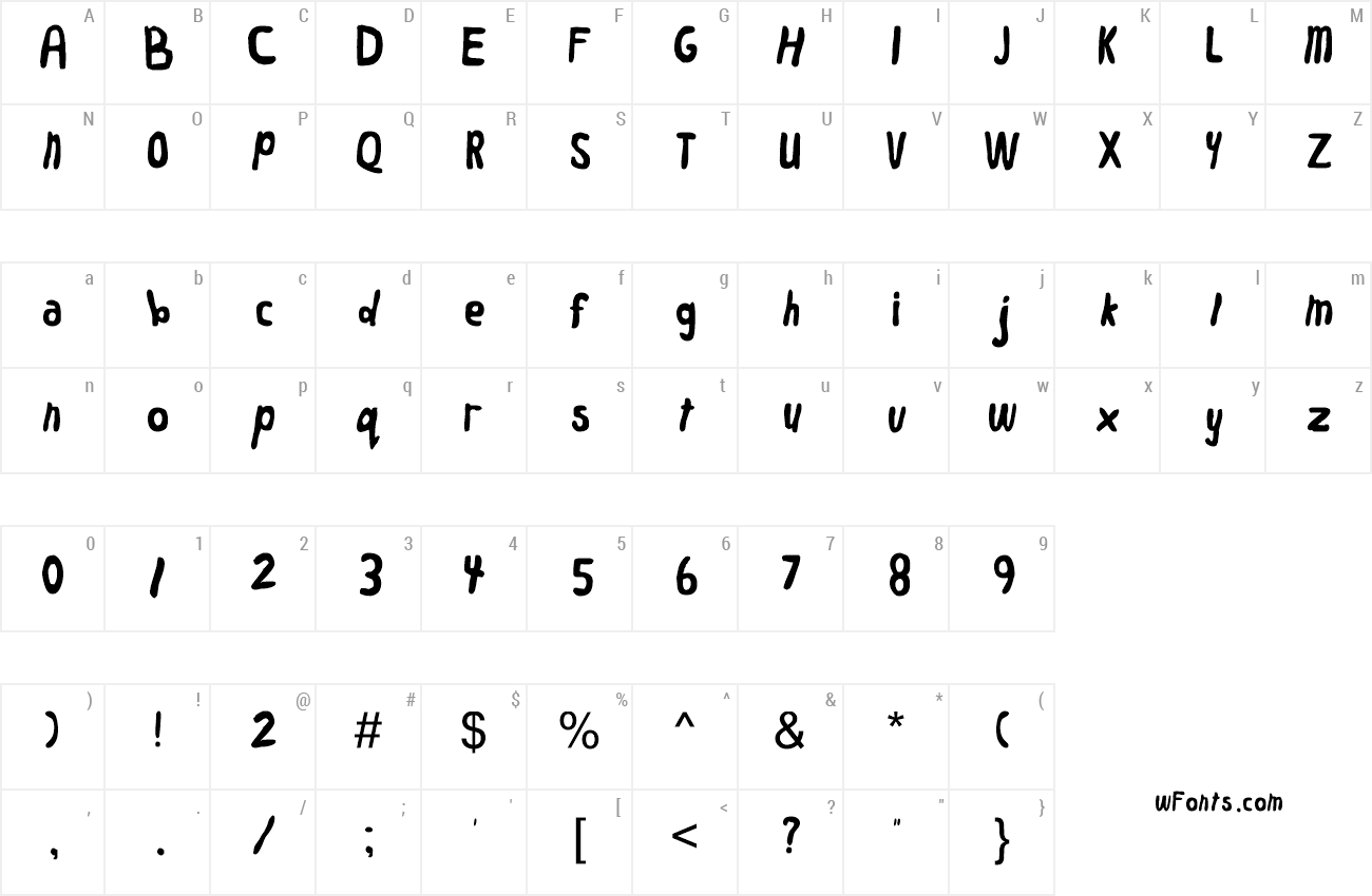 Download Free Font Worm