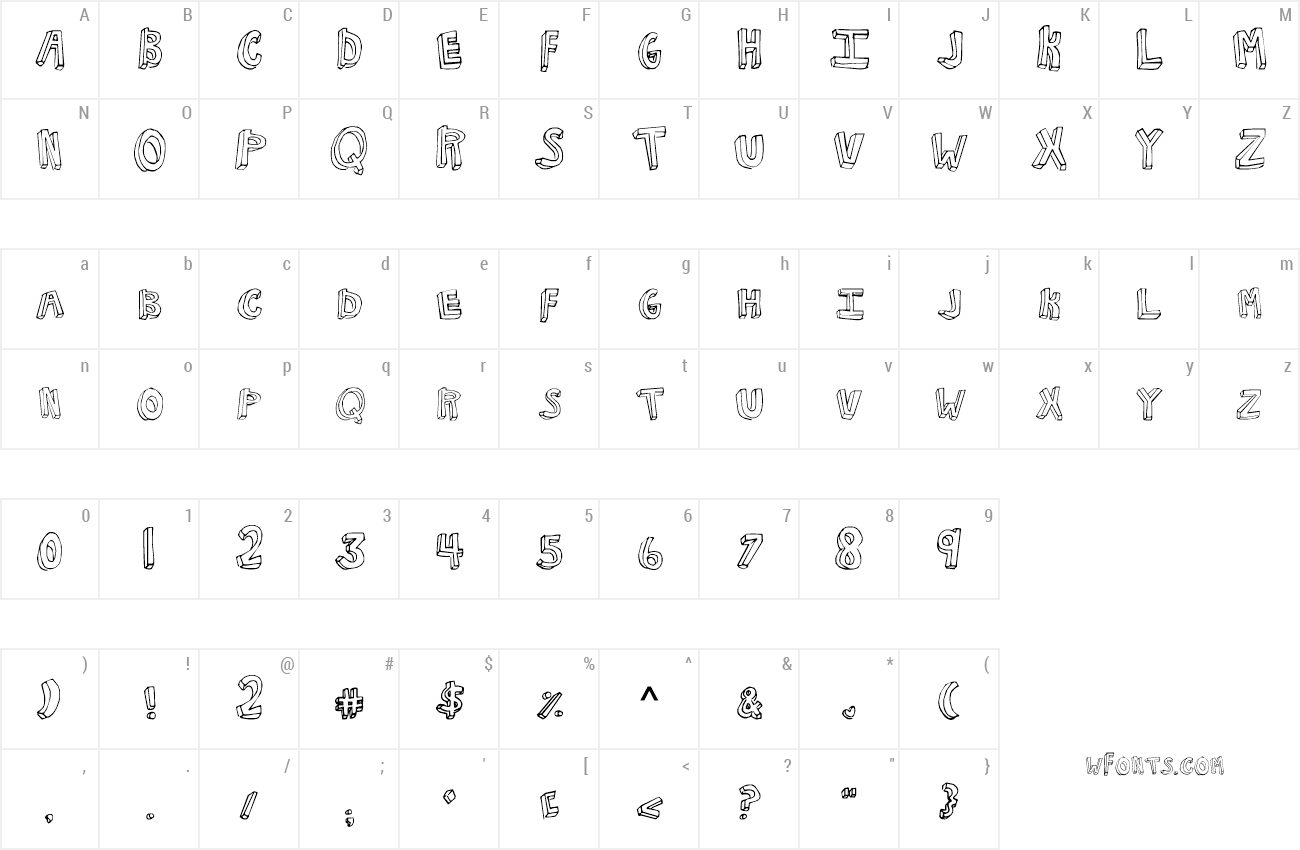 NKOTB Fever Font | wfonts.com - download free