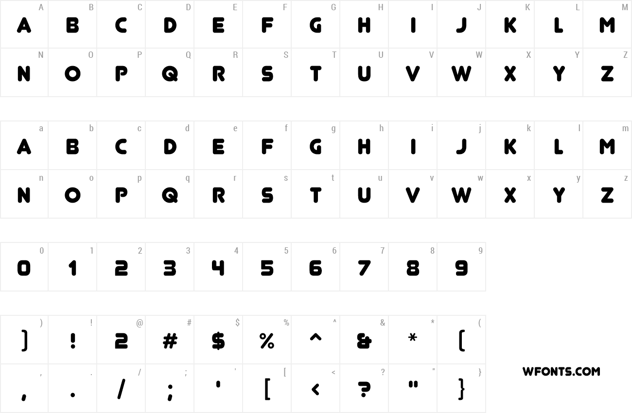 Junegull Font | wfonts.com - download free