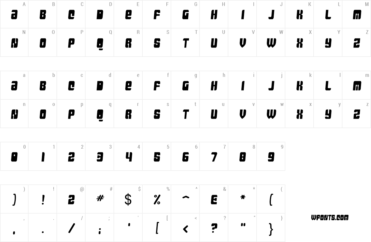 Massive Retaliation Font | wfonts.com - download free