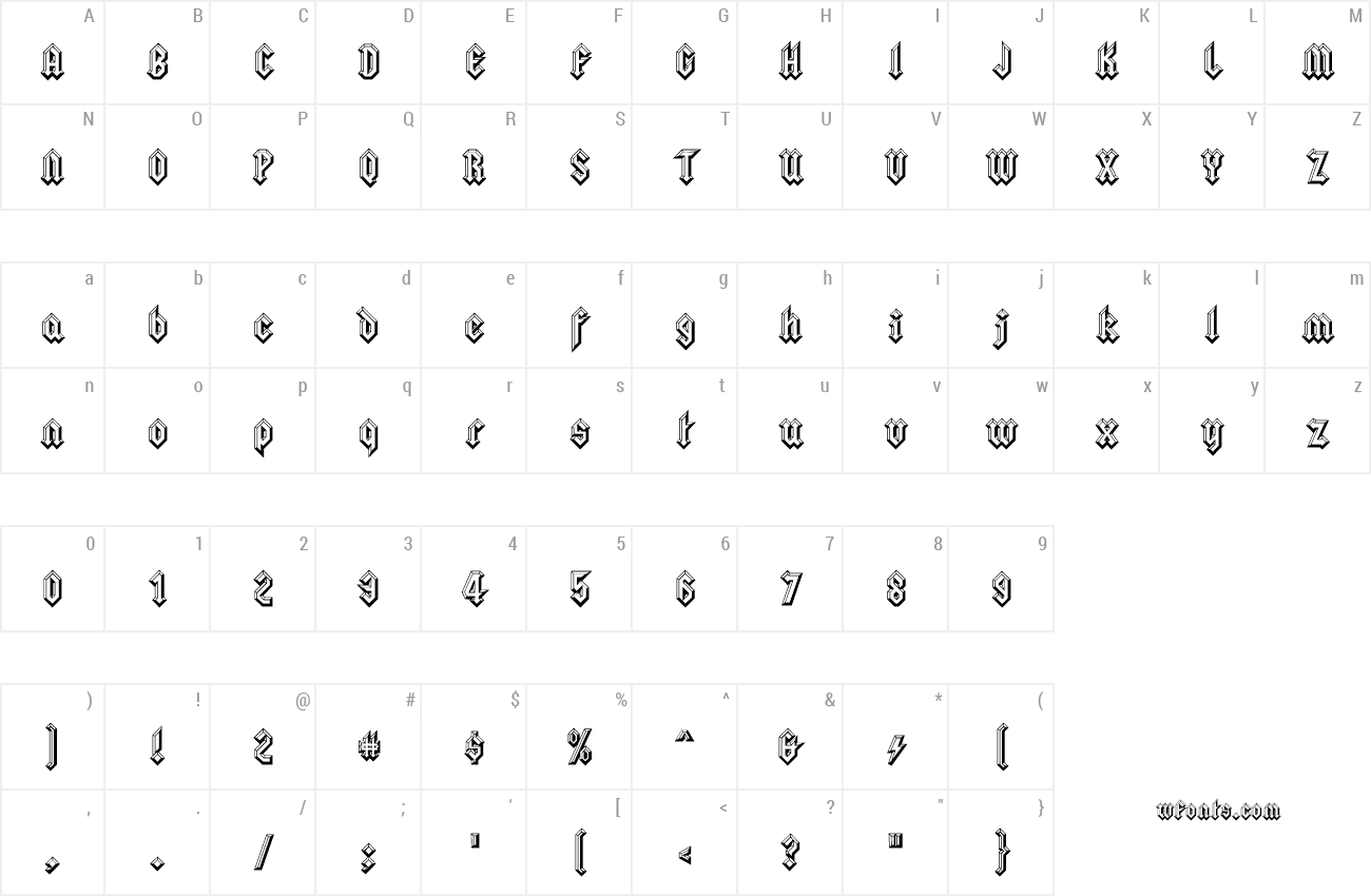 Squealer Font | wfonts.com - download free