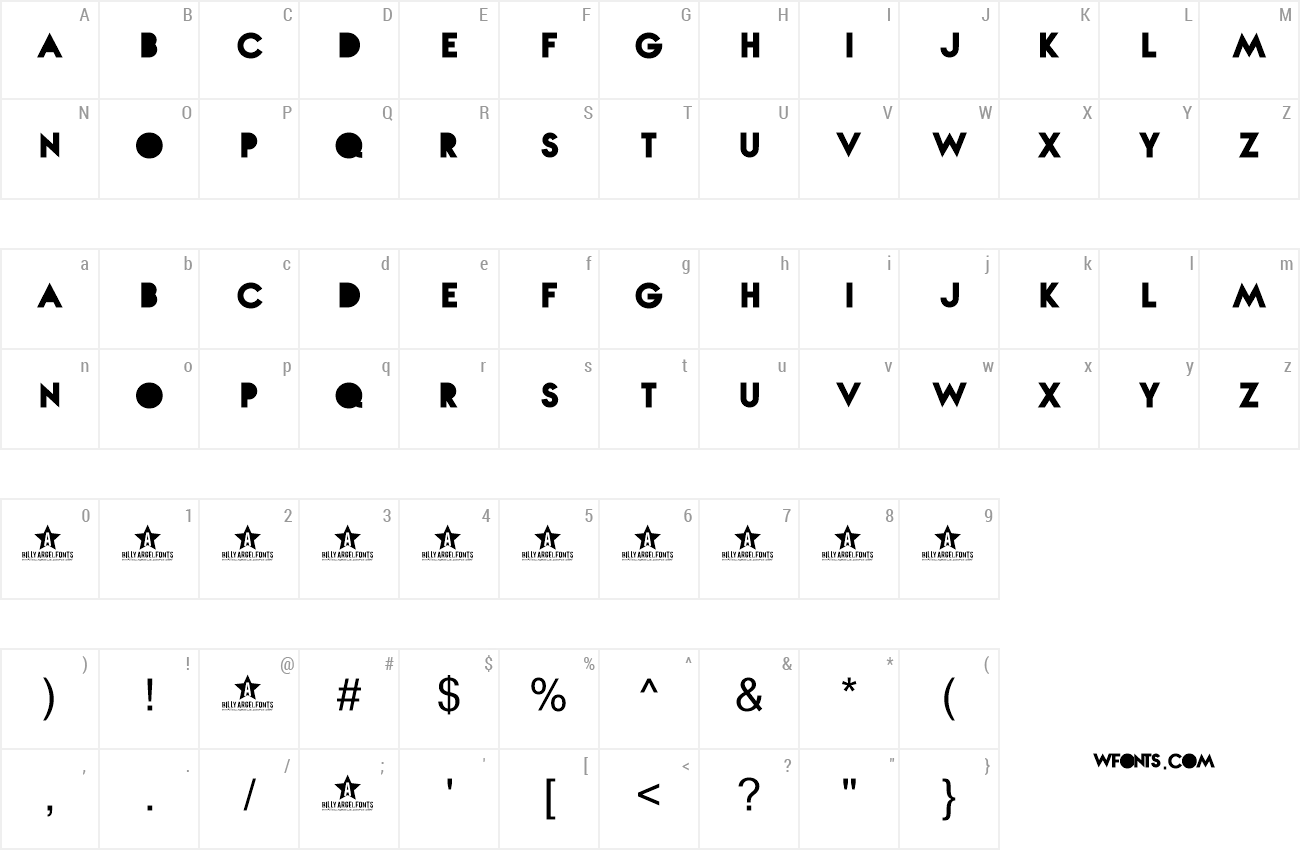 Nova Solid Font | wfonts.com - download free