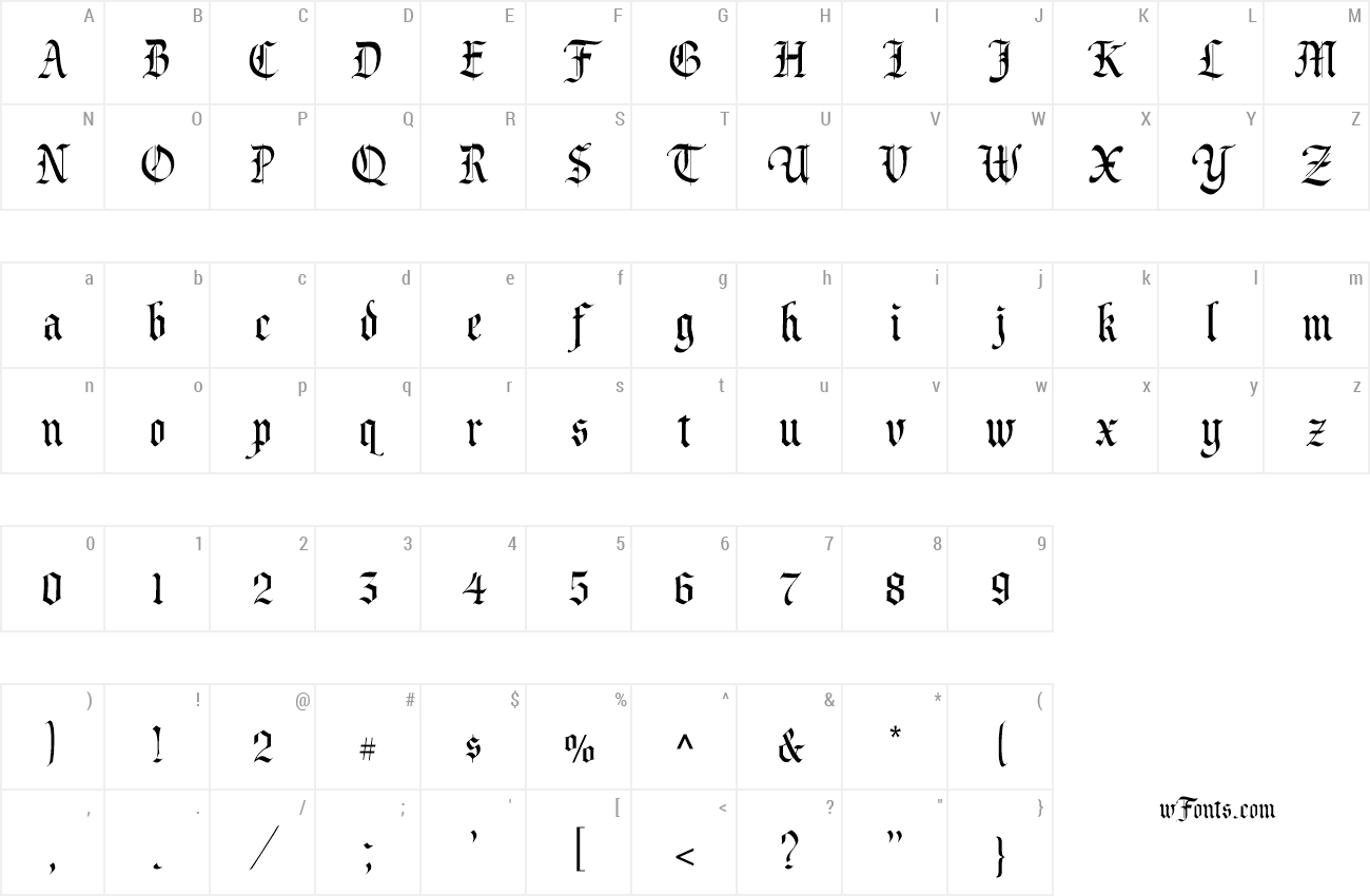 Prince Valiant Font | wfonts.com - download free