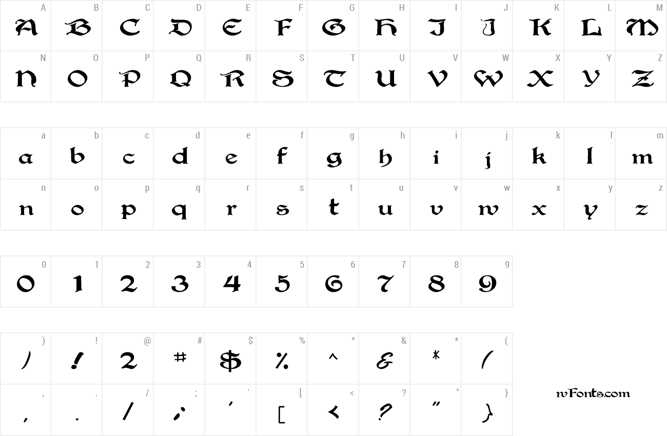 Download Free Font Gregorian