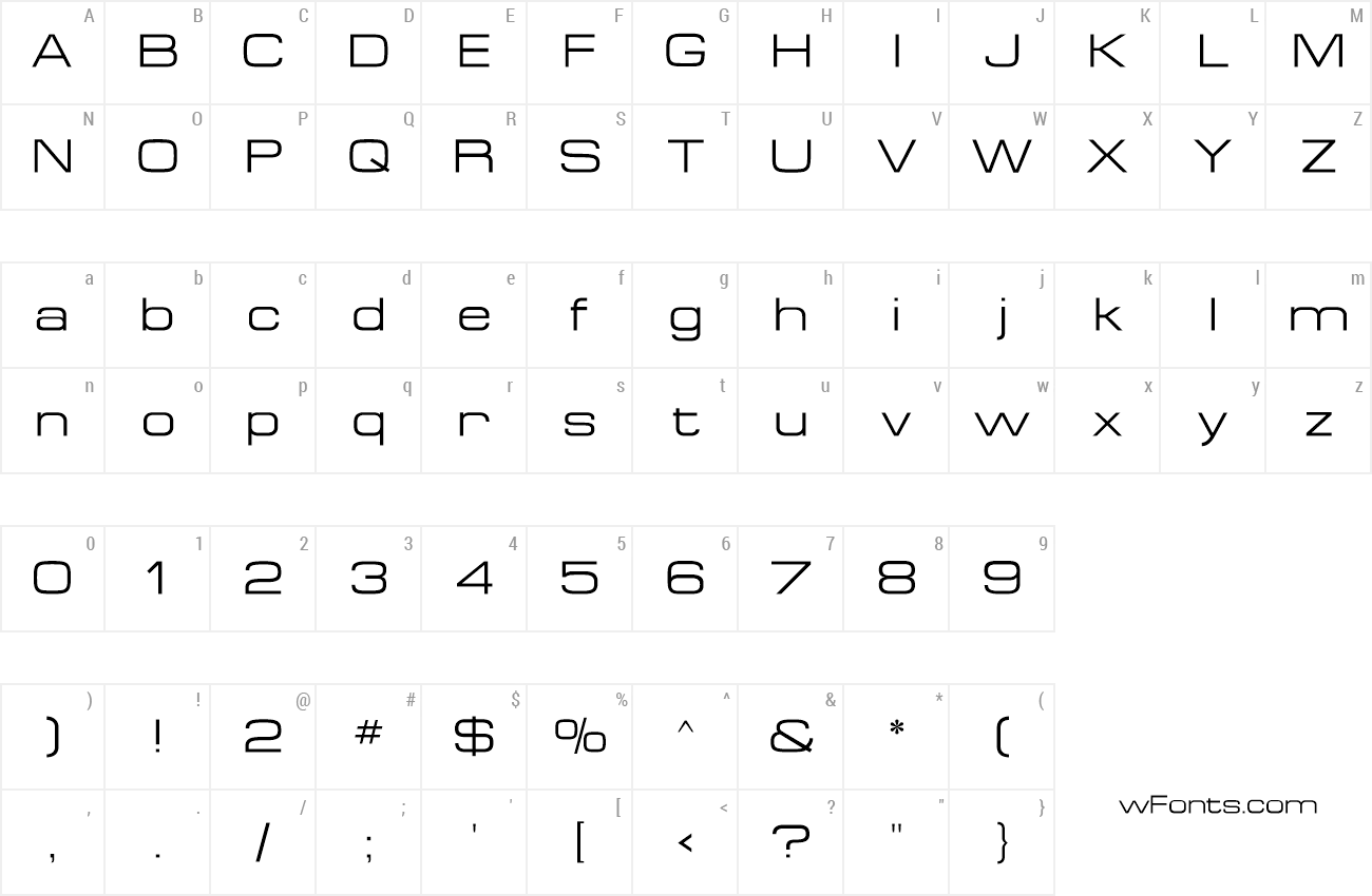 Download Free Font Micro Extend