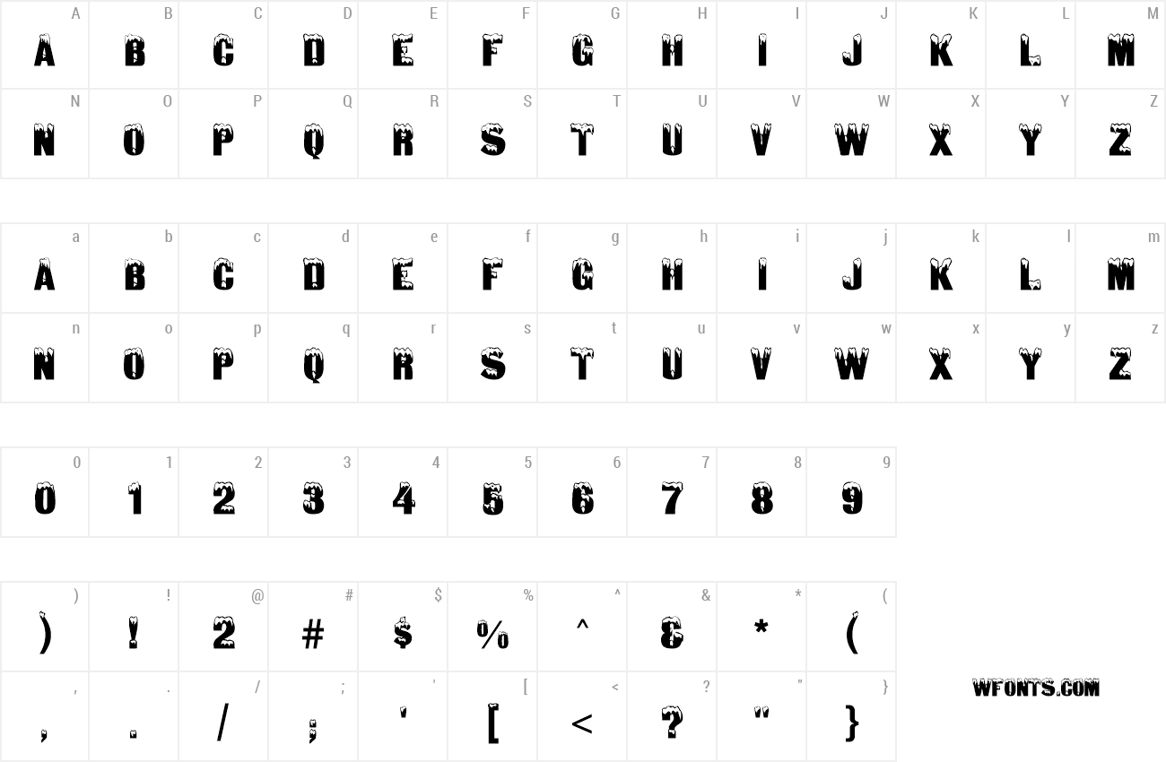 Snowtop Caps Font | wfonts.com - download free