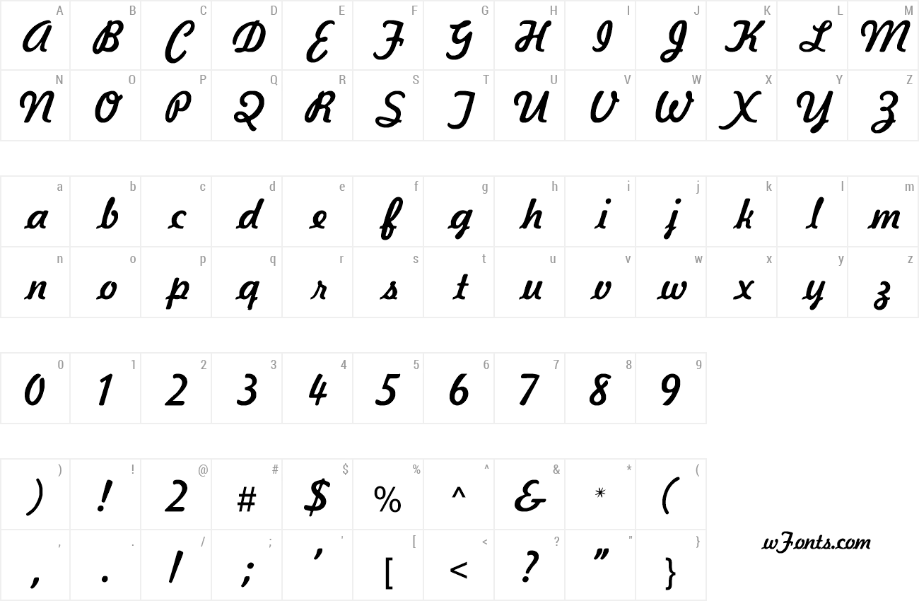 Kavaler Kursive Font | wfonts.com - download free