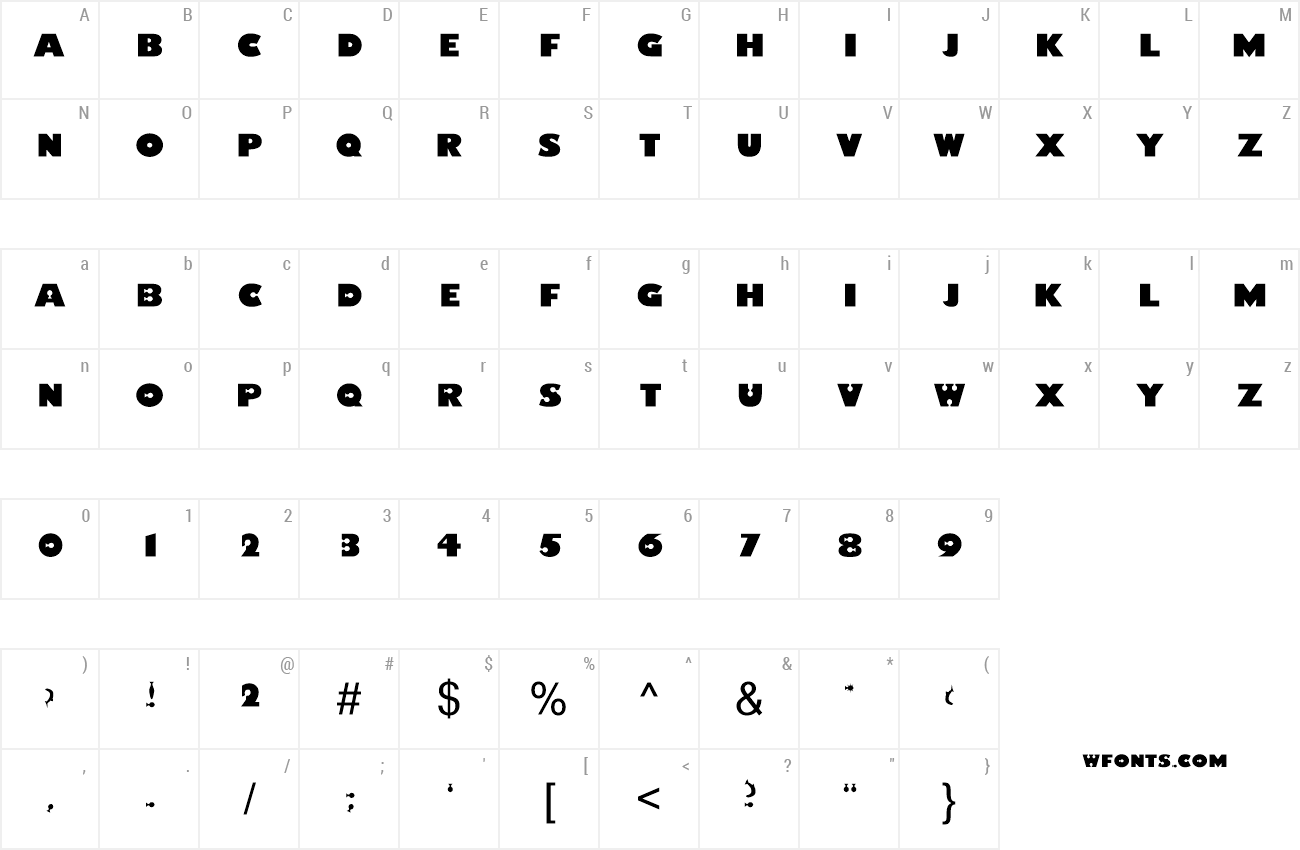 Findet Nemo Font | wfonts.com - download free