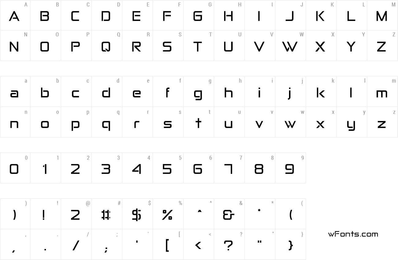 Download Free Font Anita Semi Square