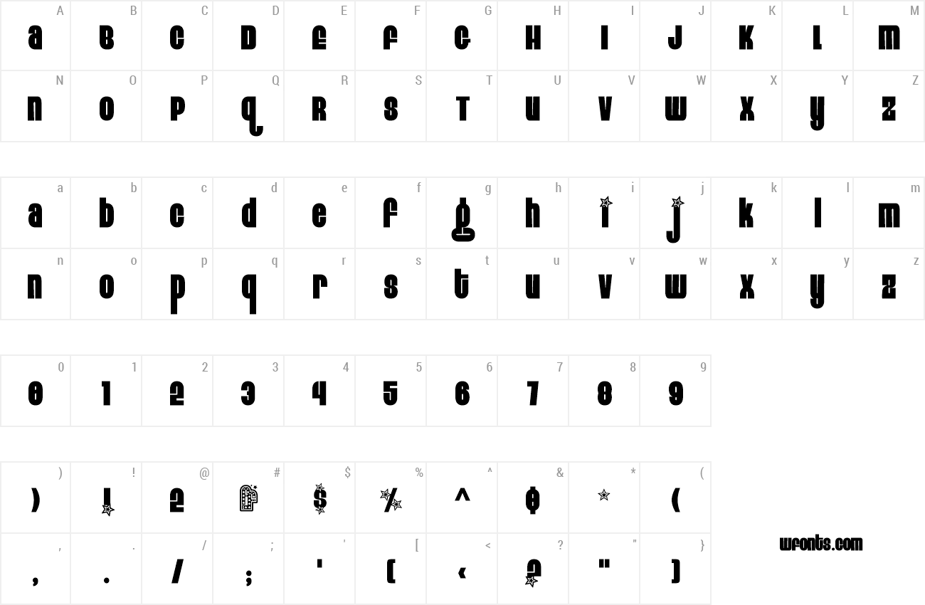 Download Free Font Eight Track