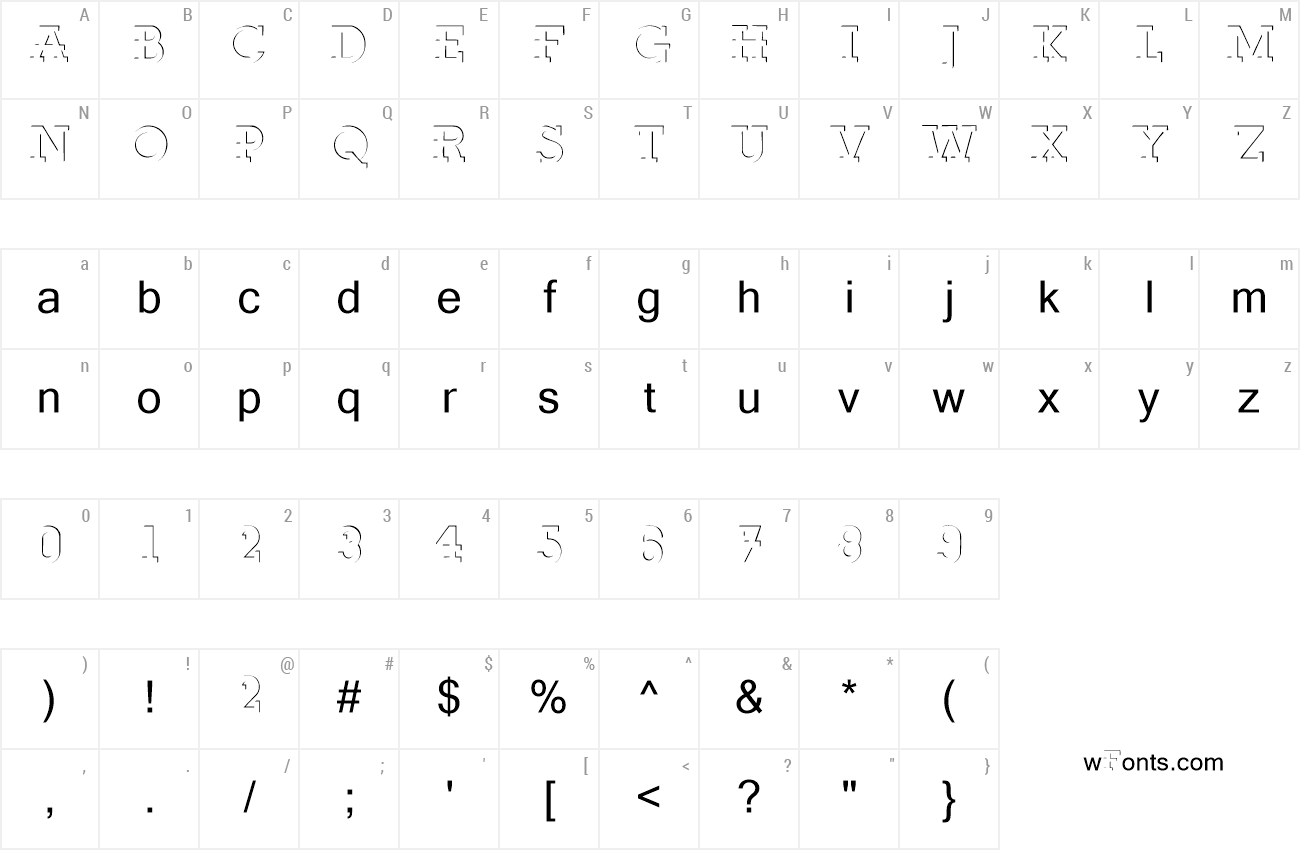 Download Free Font Relief Deco