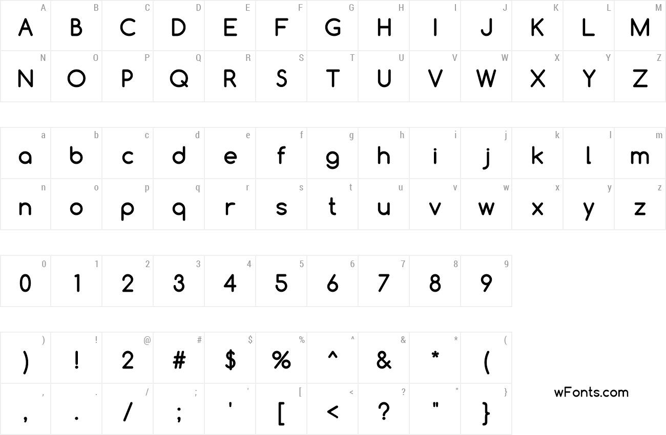 Comfortaa Font | wfonts.com - download free