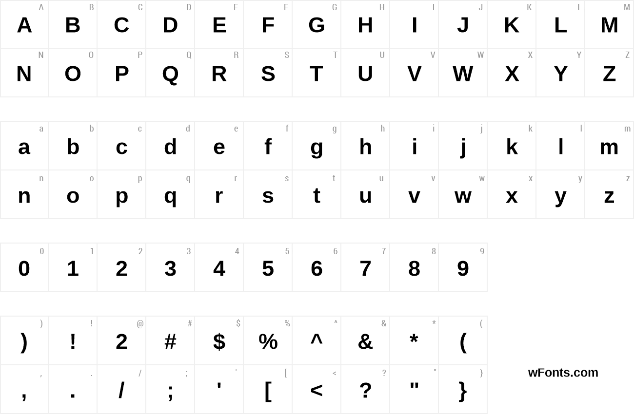 Download Free Font Arimo