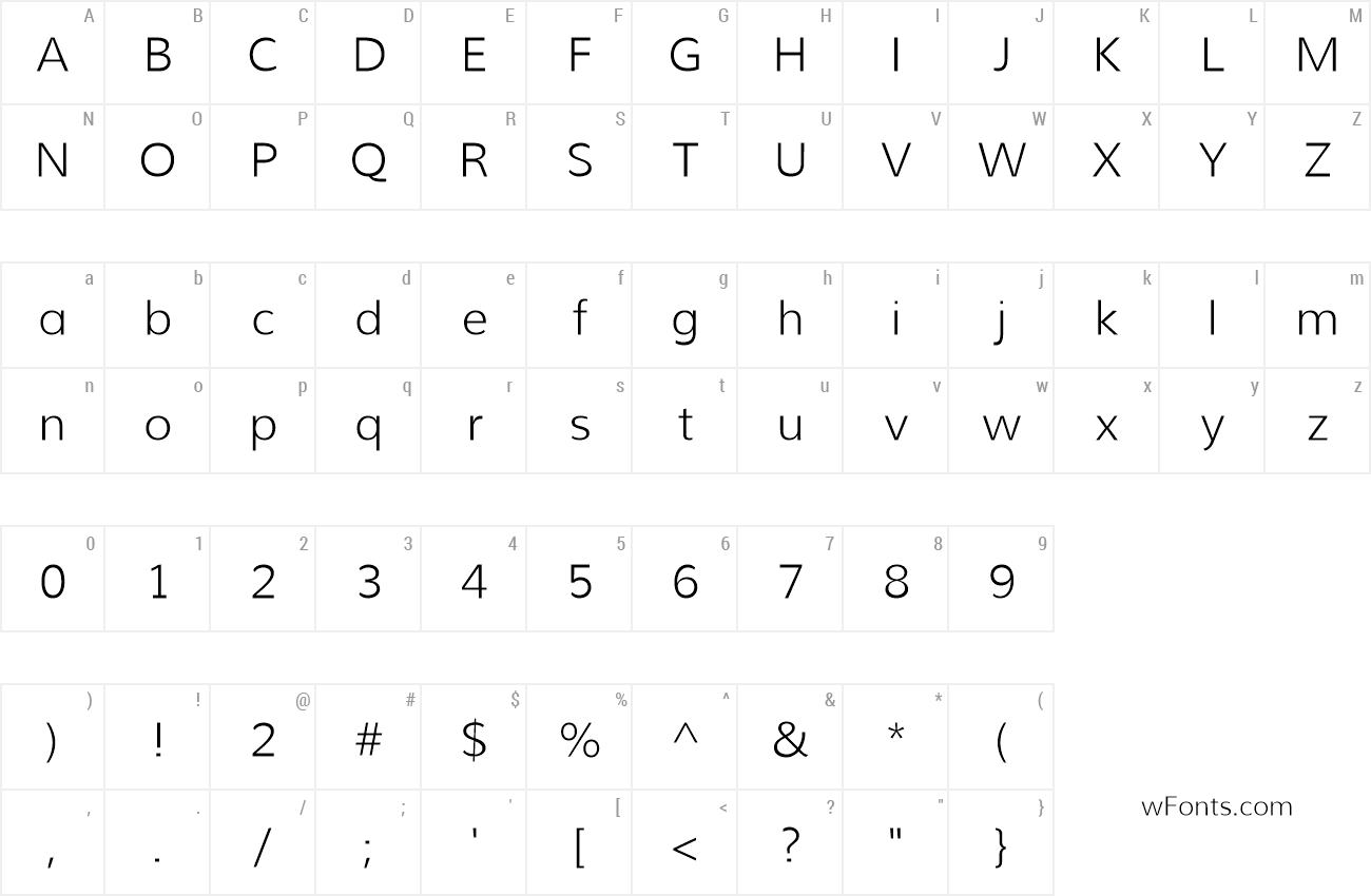 Muli Font | wfonts.com - download free