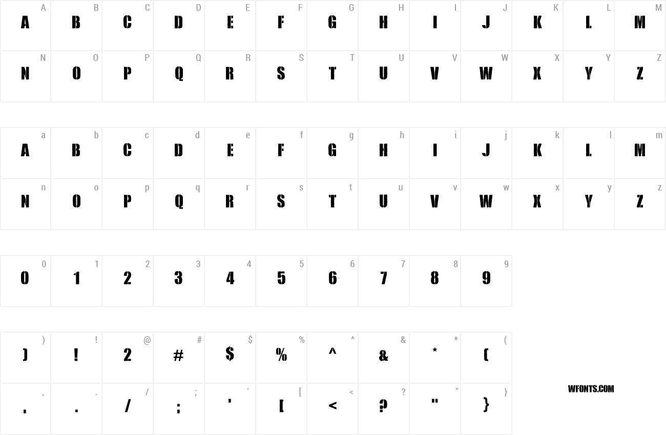 Royal Rumble Font | wfonts.com - download free