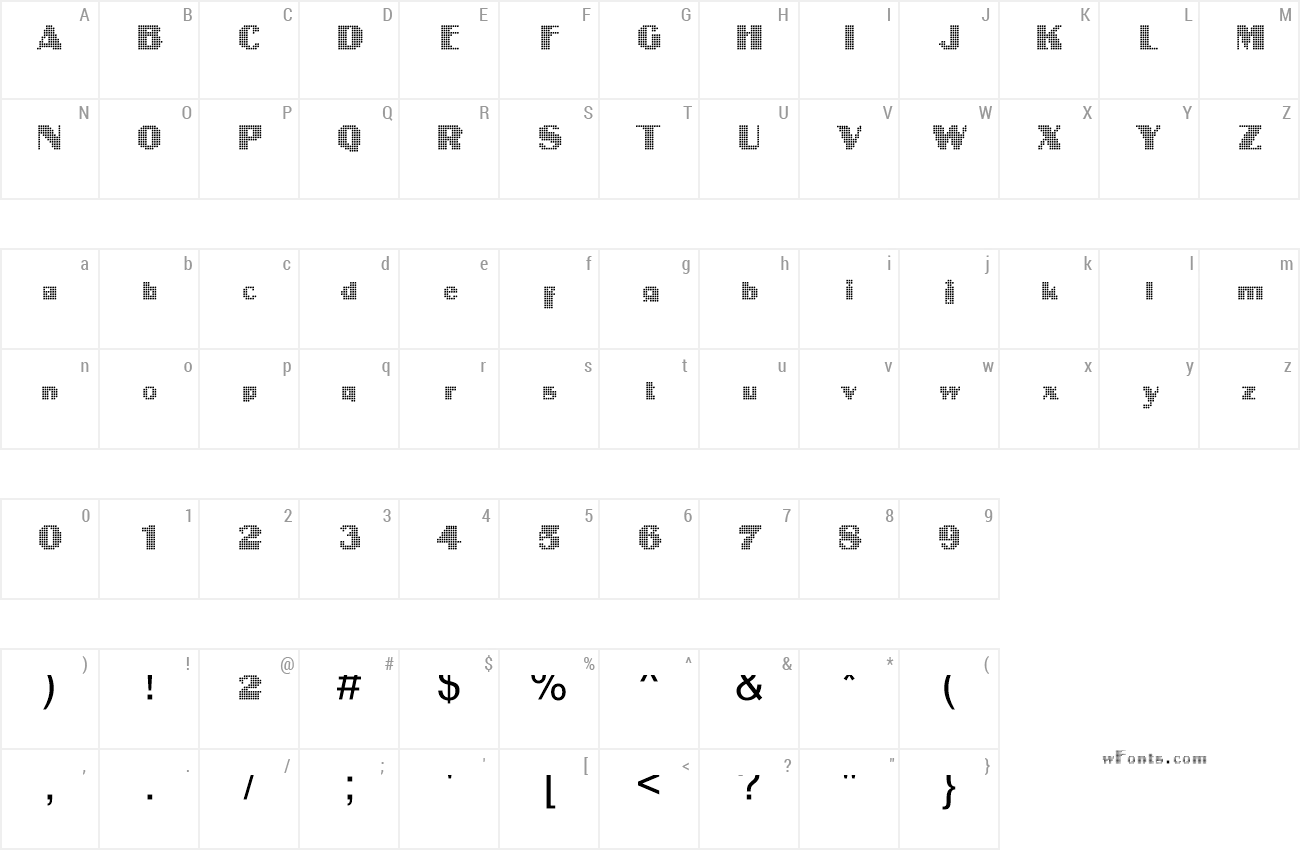 Intellecta Digital Font | wfonts.com - download free