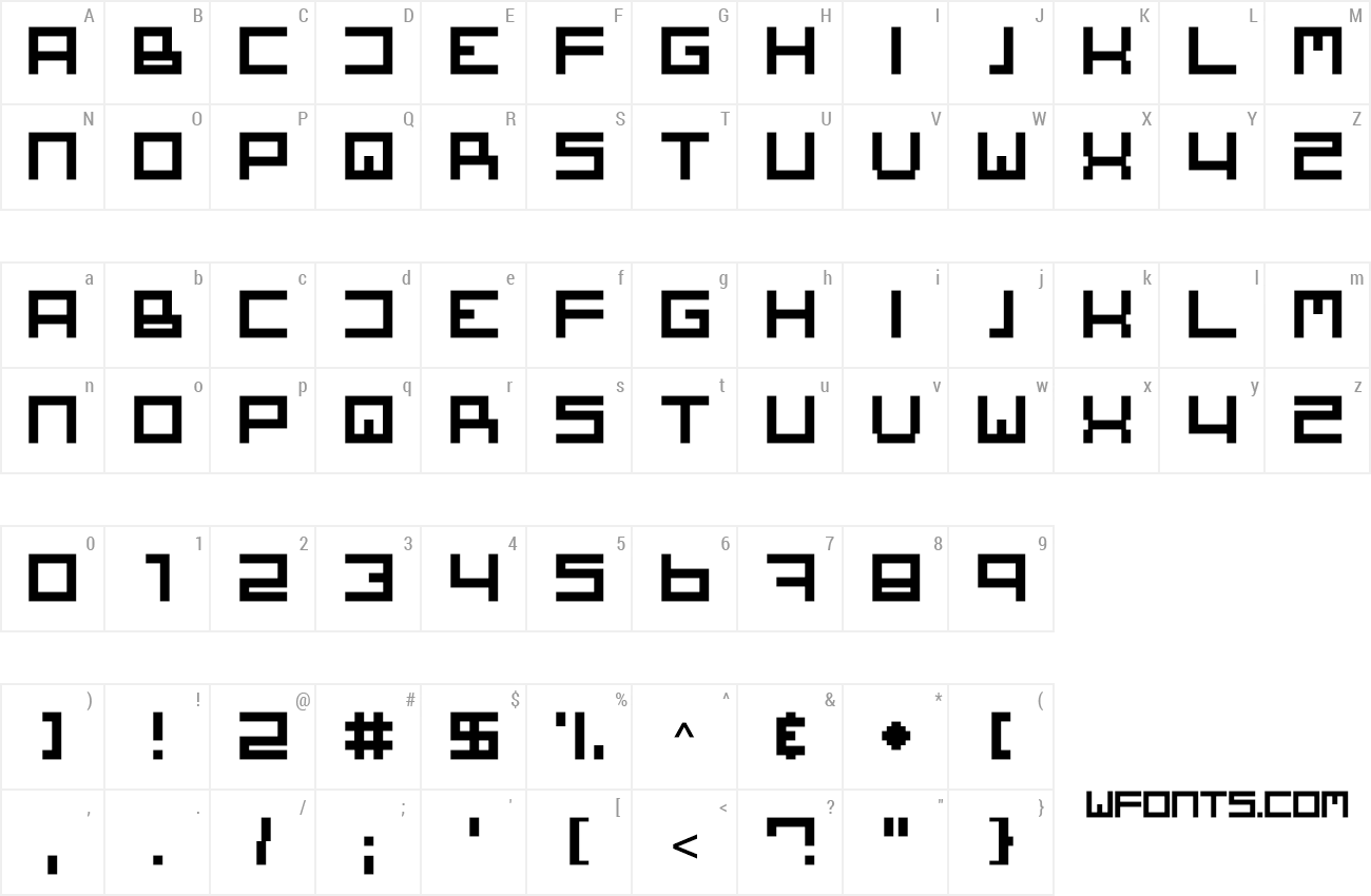 Square One Font | wfonts.com - download free