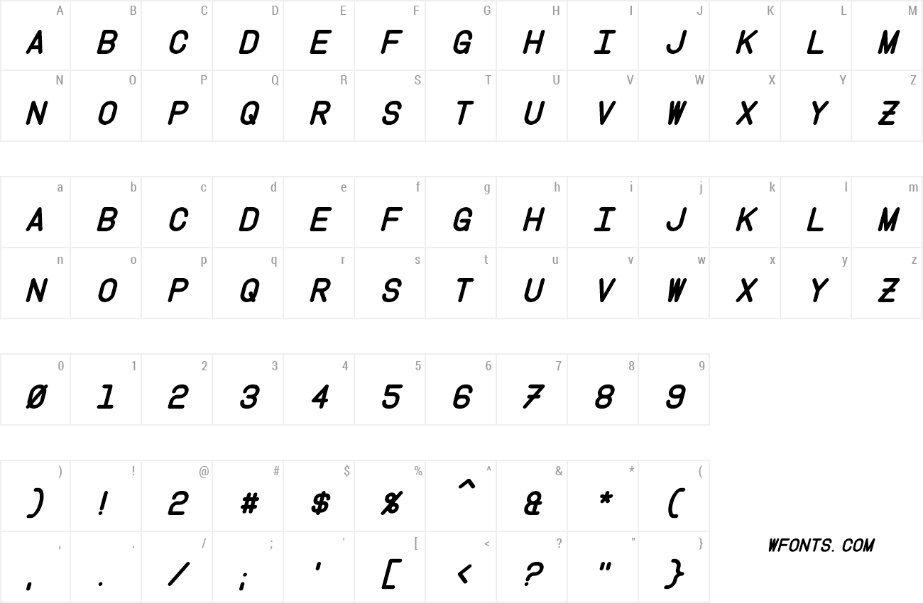 Instruction Font | wfonts.com - download free