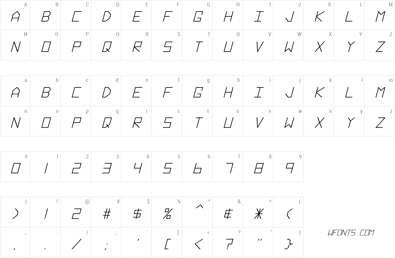 Hyperspace Font | wfonts.com - download free