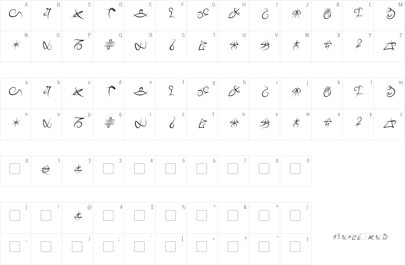 Mage Script Font | wfonts.com - download free