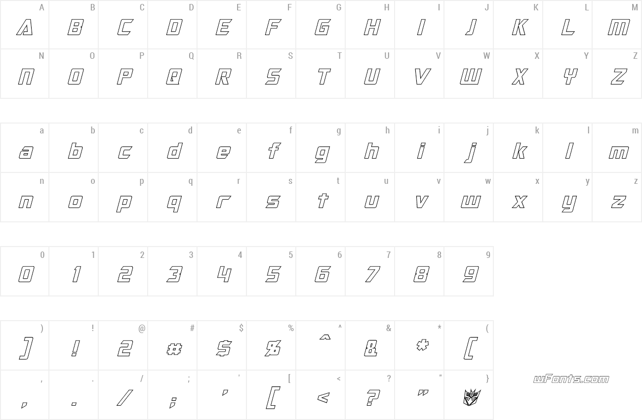 Optimus Font | wfonts.com - download free