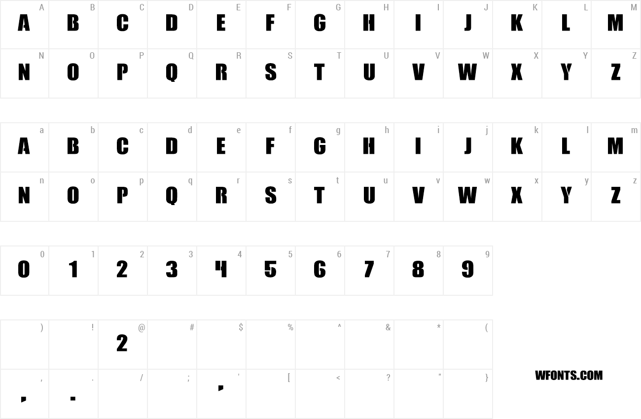 Call Of Ops Duty Font | wfonts.com - download free