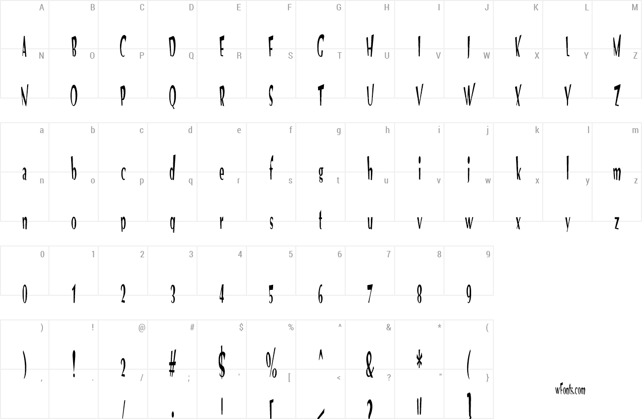 VTC Optika Font | wfonts.com - download free