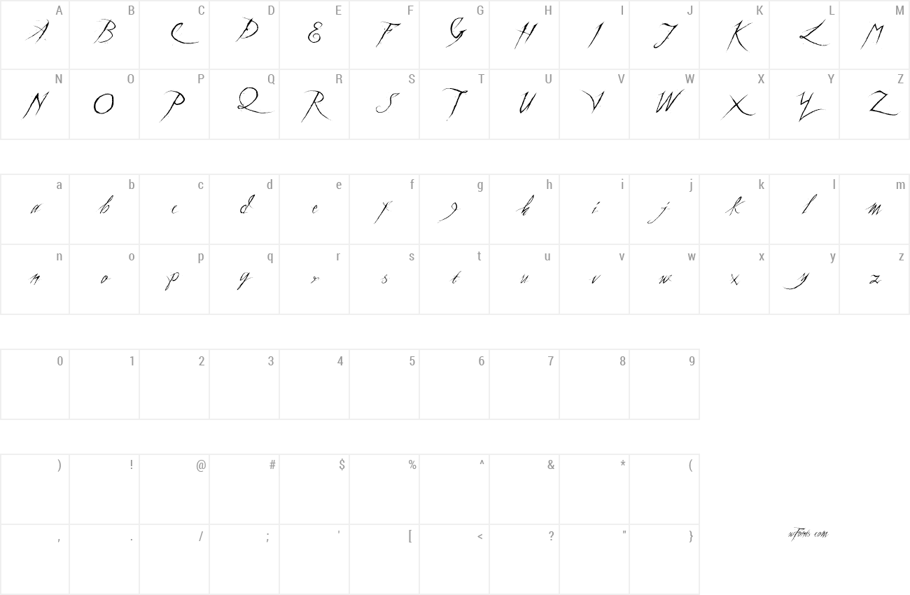 A Theme For Murder Font | wfonts.com - download free