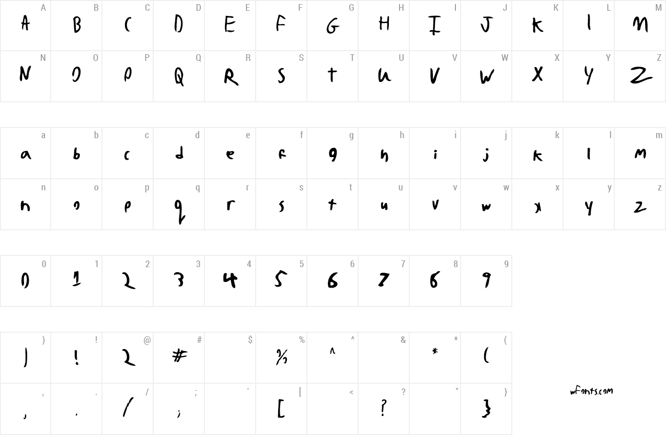 Download Free Font Bad Handwriting