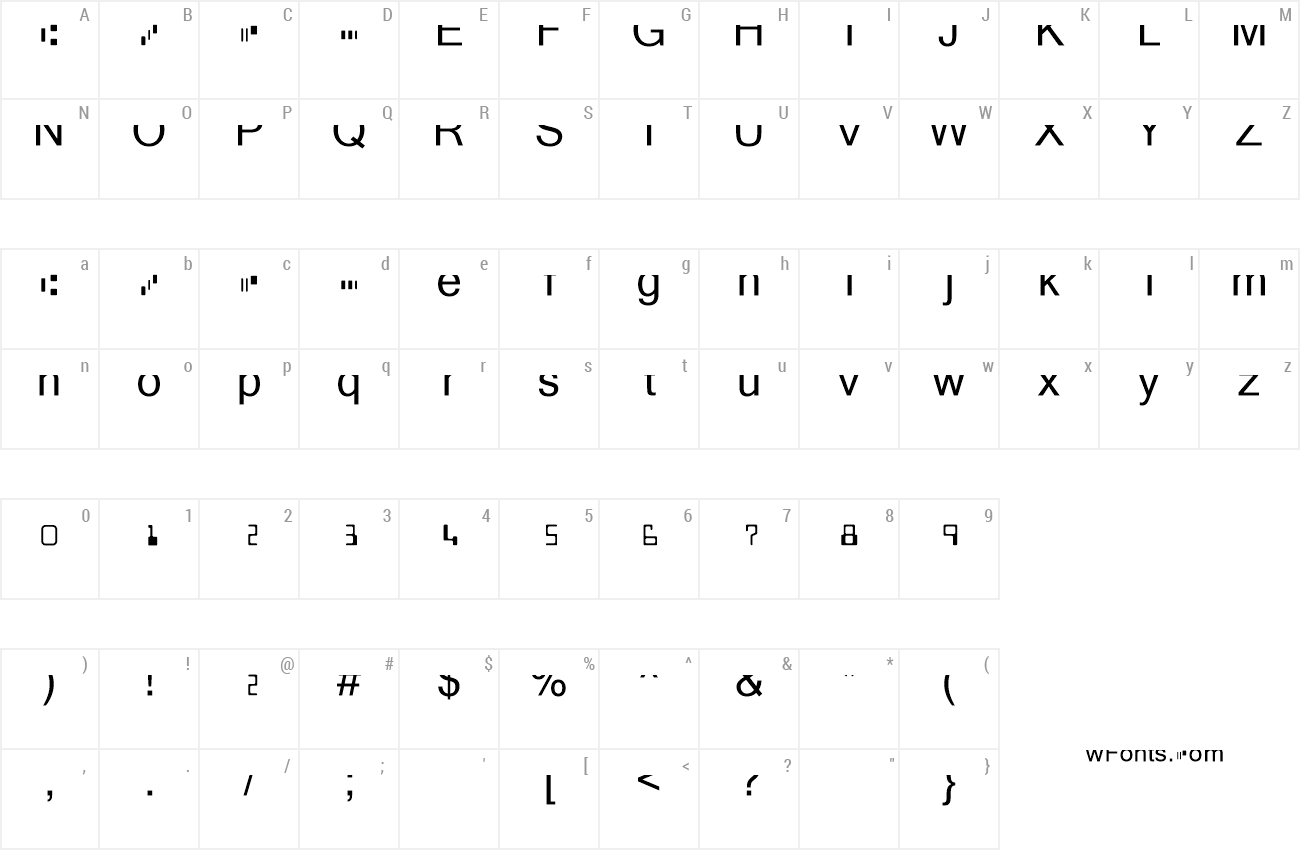 MICR Encoding Font | wfonts.com - download free