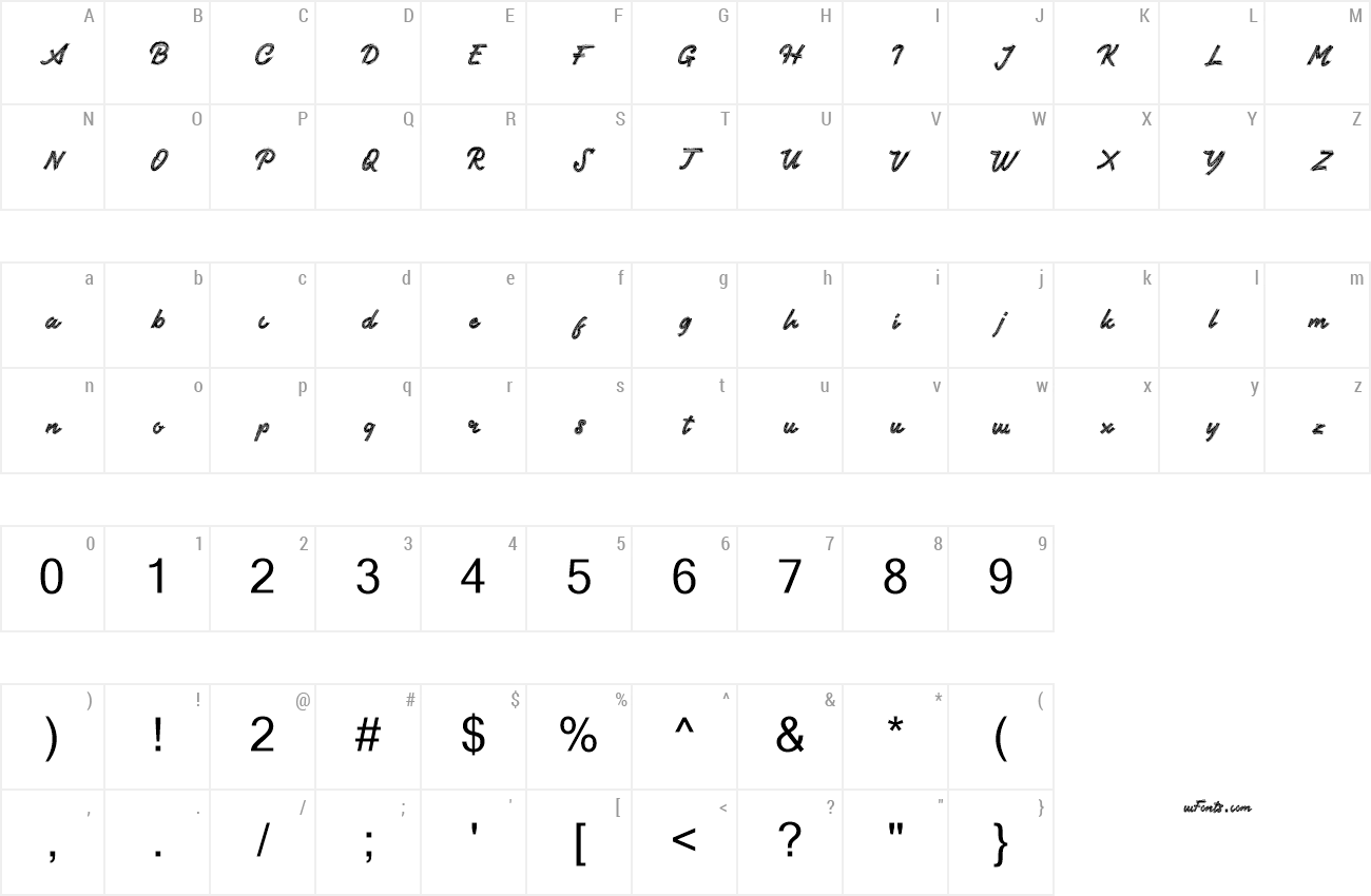 Paraf Font | wfonts.com - download free