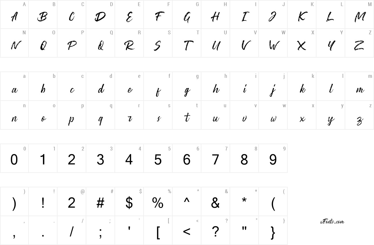 Washington Rough Script Font | wfonts.com - download free