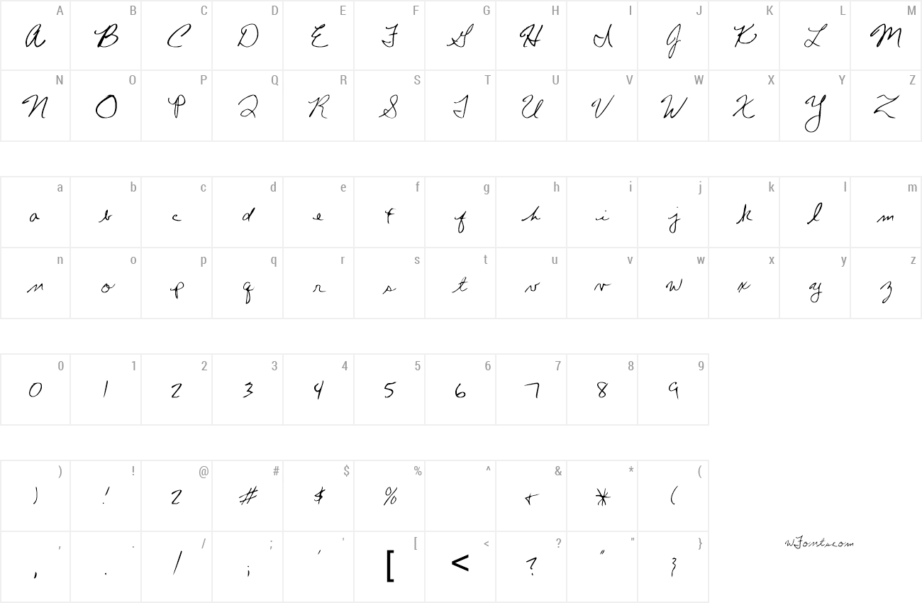 Chris Handwriting Font | wfonts.com - download free