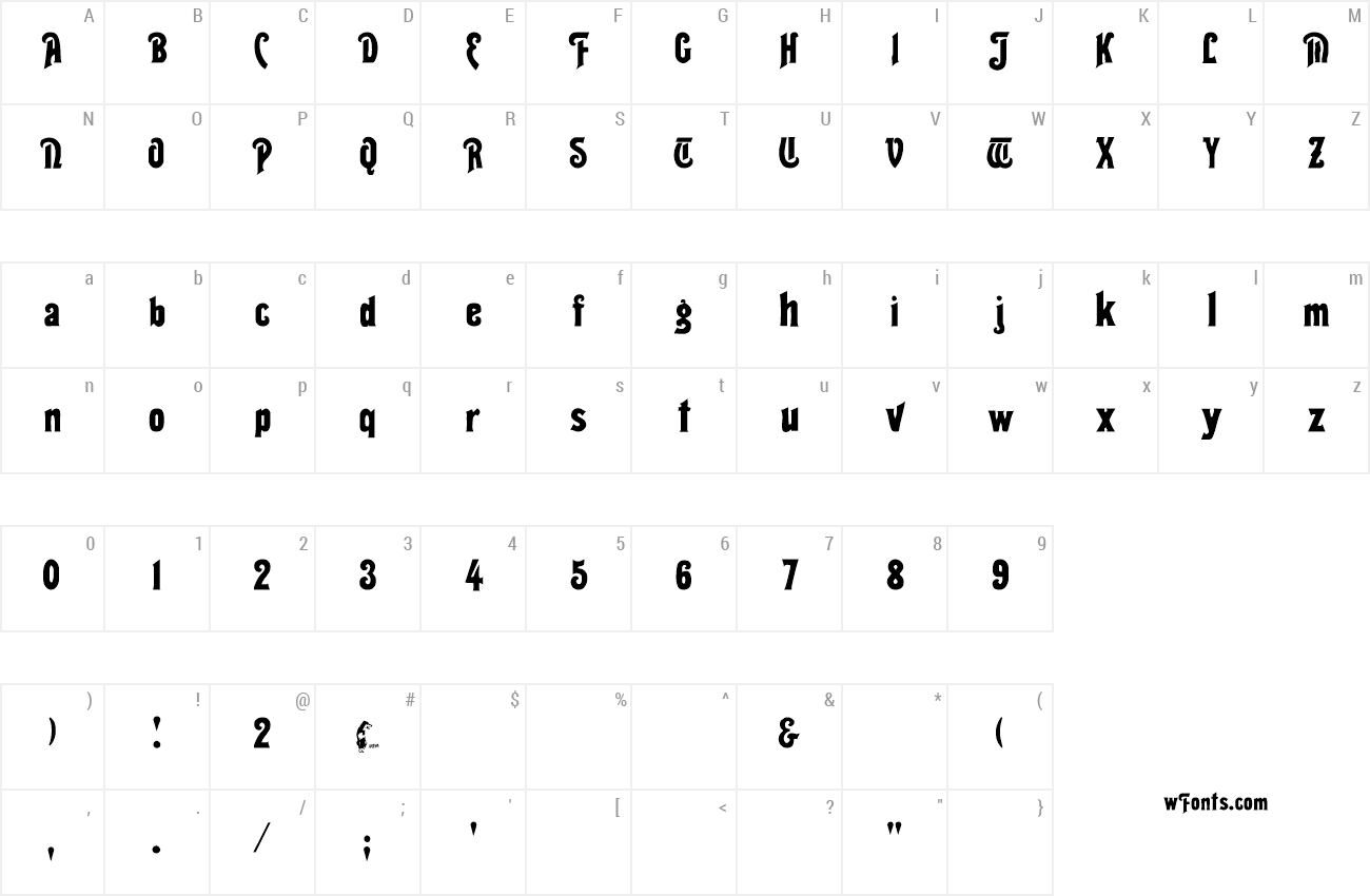 Thalia Font | wfonts.com - download free