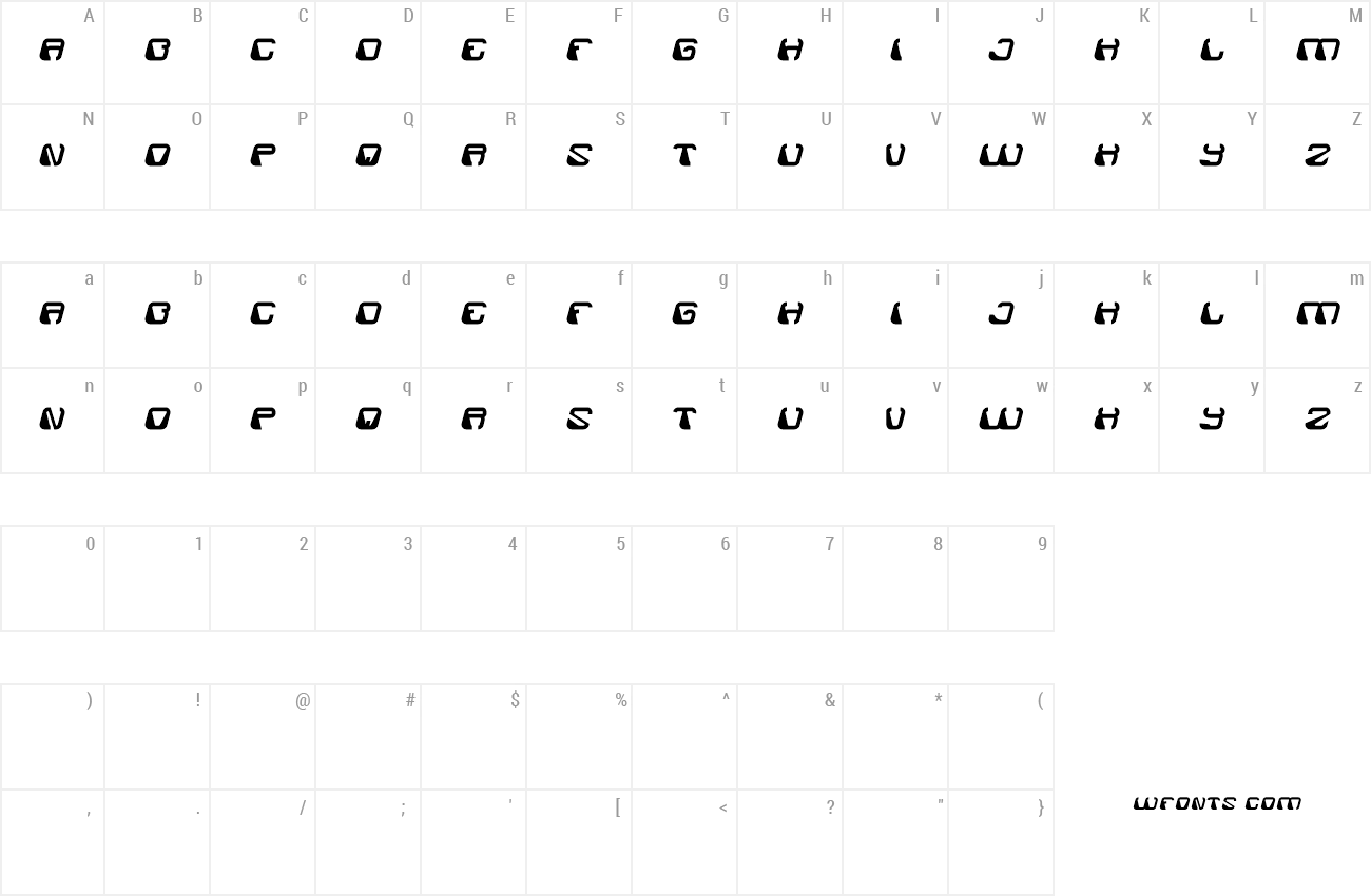 Electro Magnet Font | wfonts.com - download free